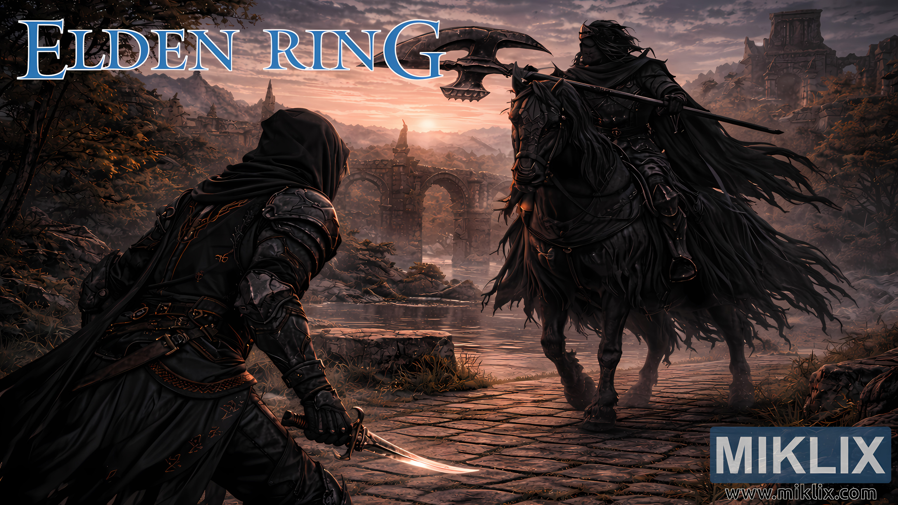 Afbeelding: Zwartmesduel met de Nachtcavalerie op de Gate Town-brug ...