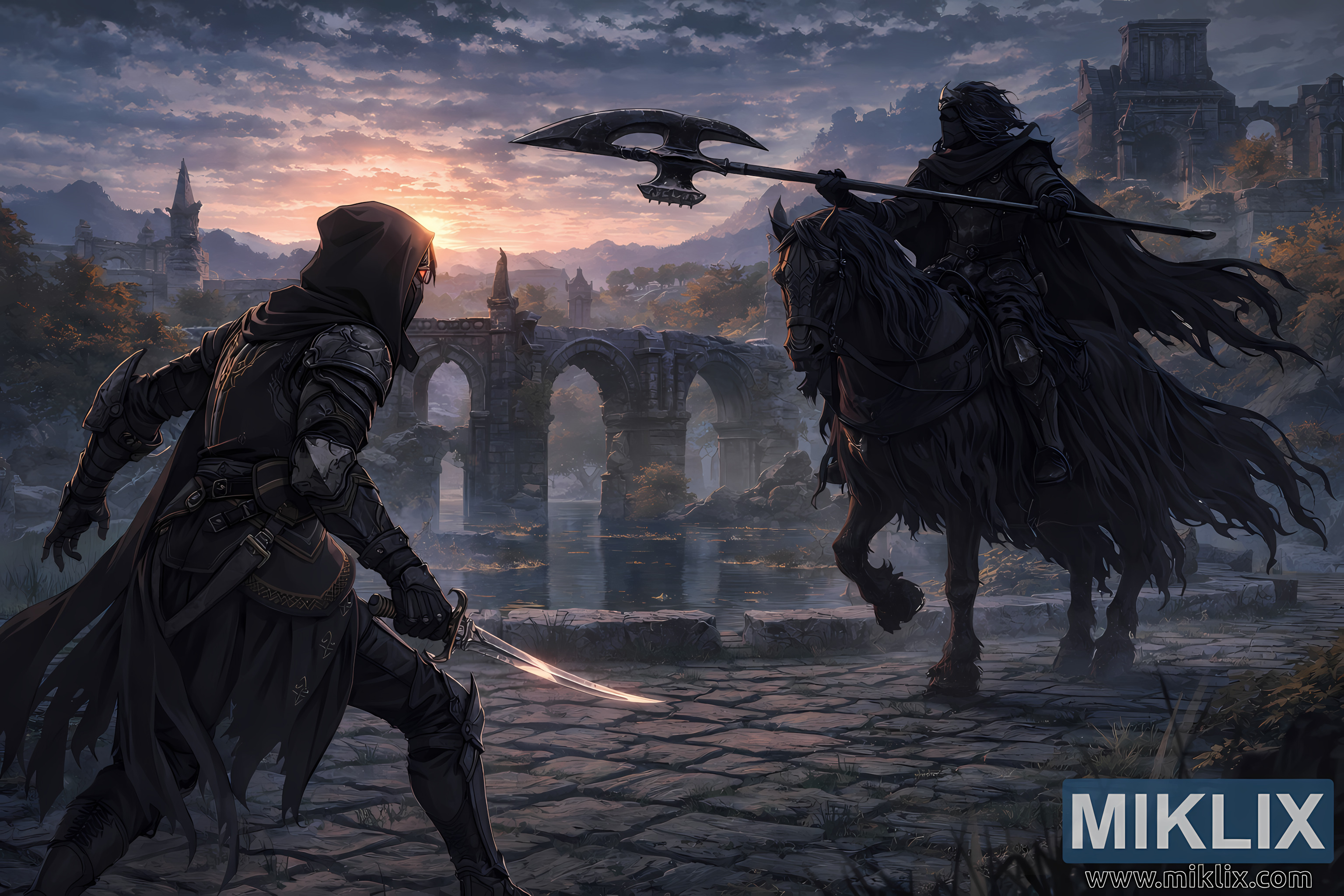 Larawan: Bago ang Pagsalubong sa Tulay ng Gate Town - Miklix