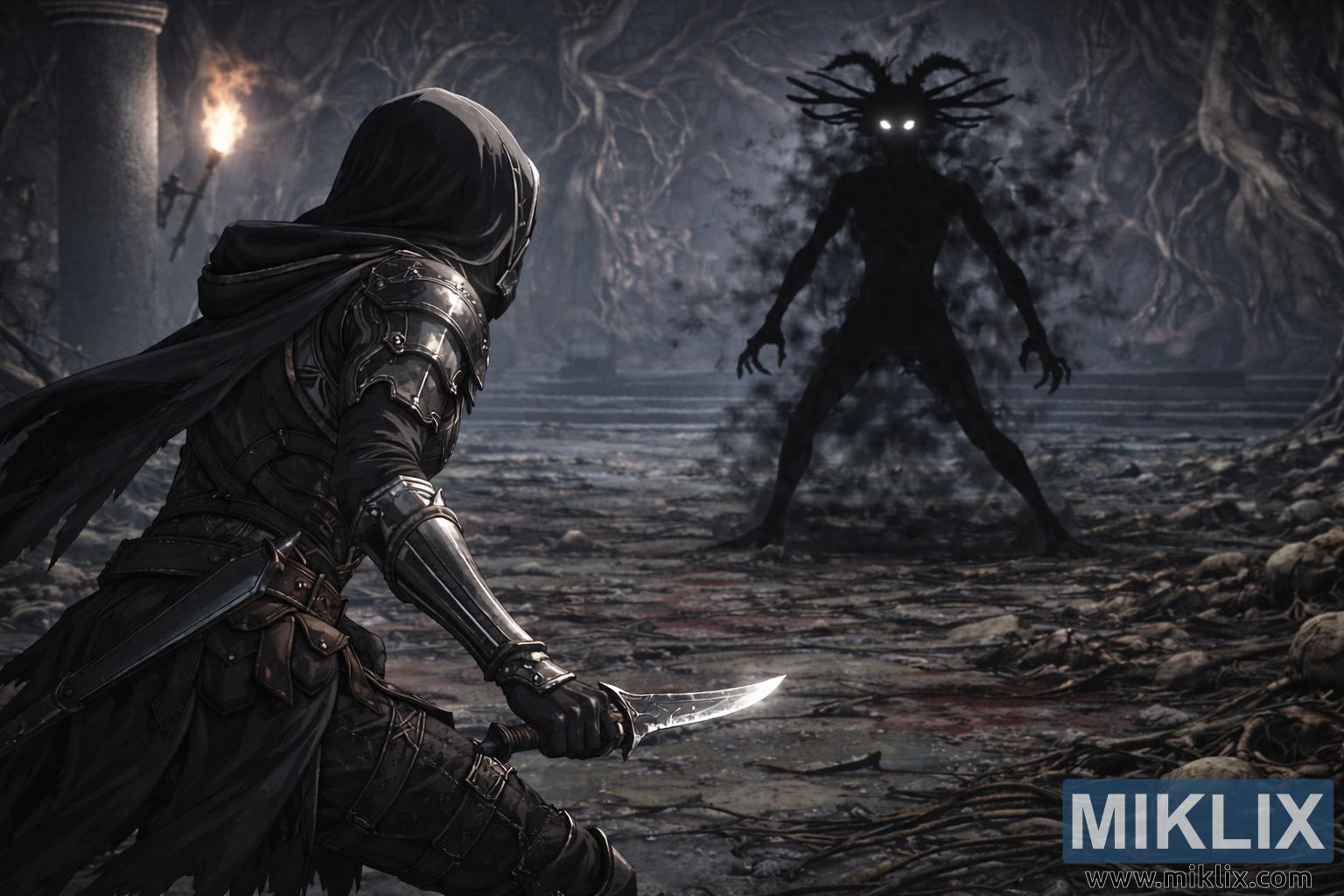 Larawan: Bago Bumagsak ang Blade - Miklix