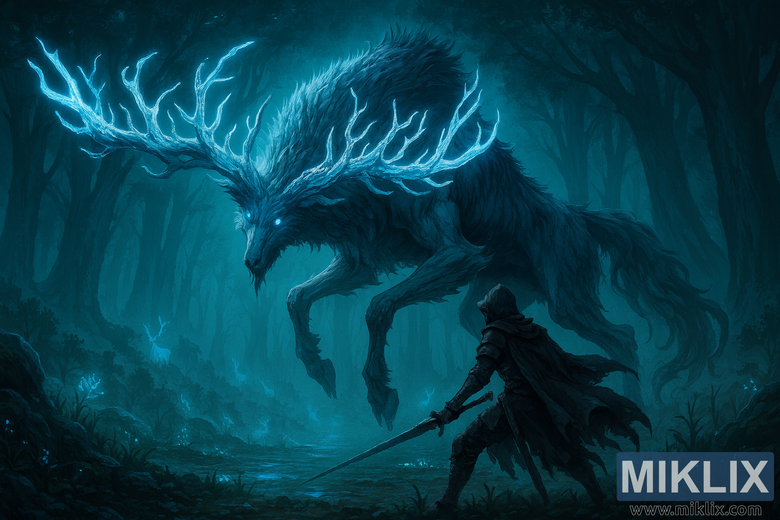 Image: Tarnished vs Regal Ancestor Spirit - Miklix