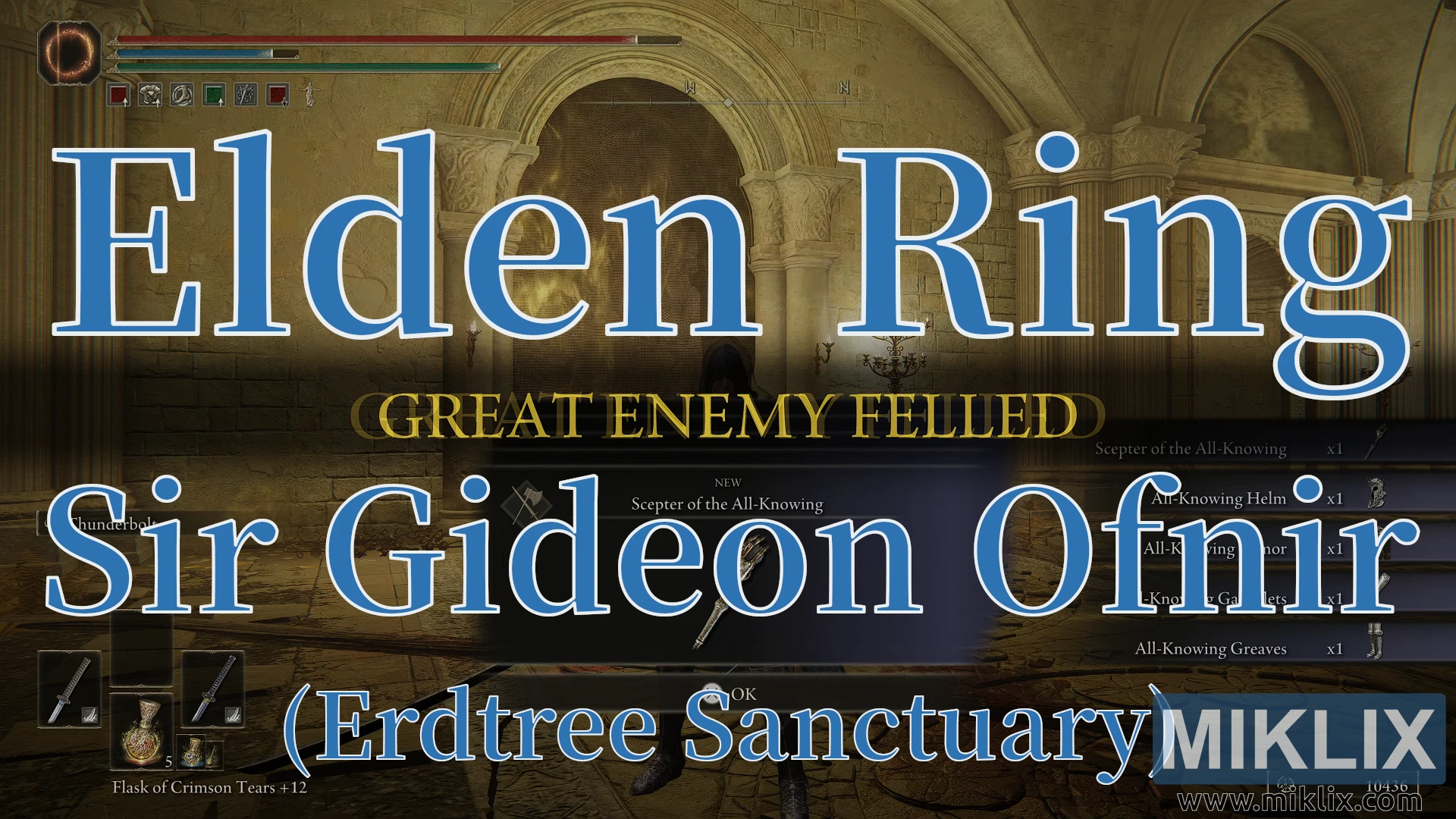 Image: Elden Ring – Sir Gideon Ofnir (Erdtree Sanctuary) Boss Battle ...