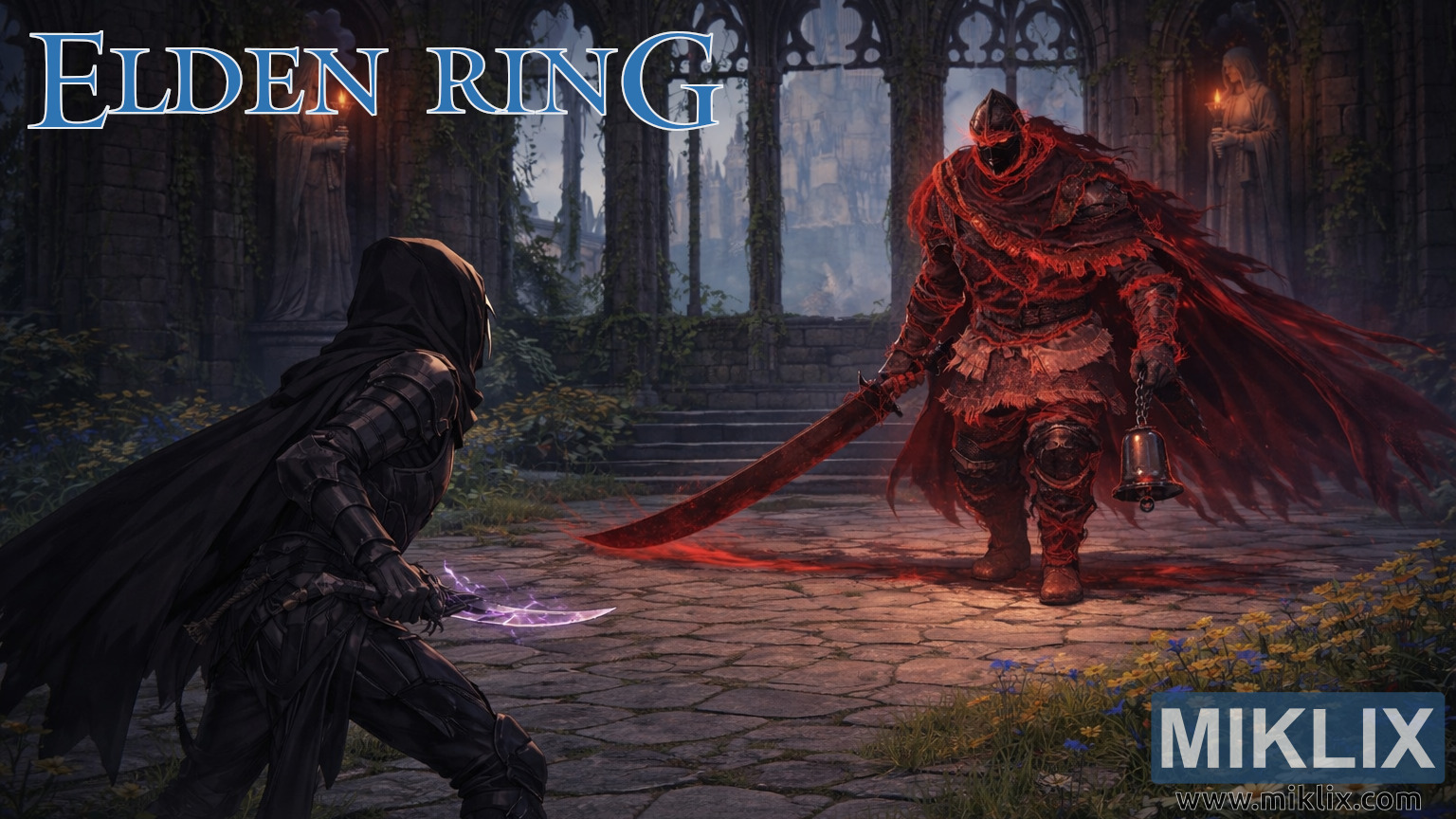 Image: Black Knife Assassin vs Bell-Bearing Hunter in Church of Vows ...