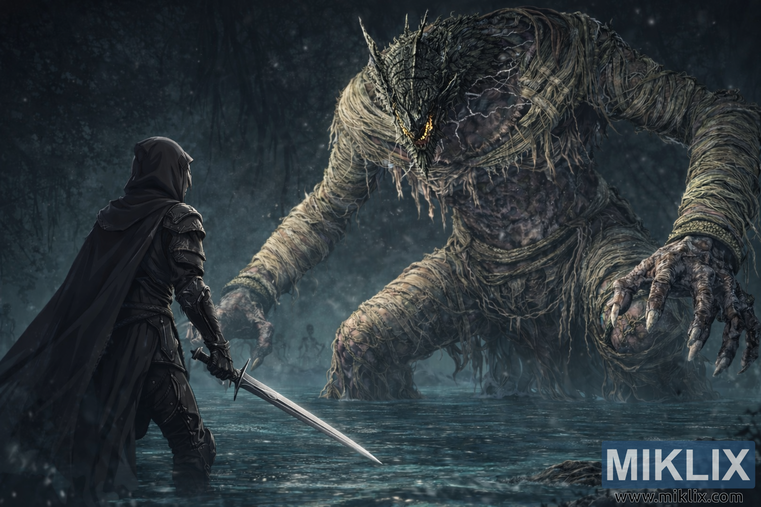 Image: Sword at the Edge of Nokstella - Miklix