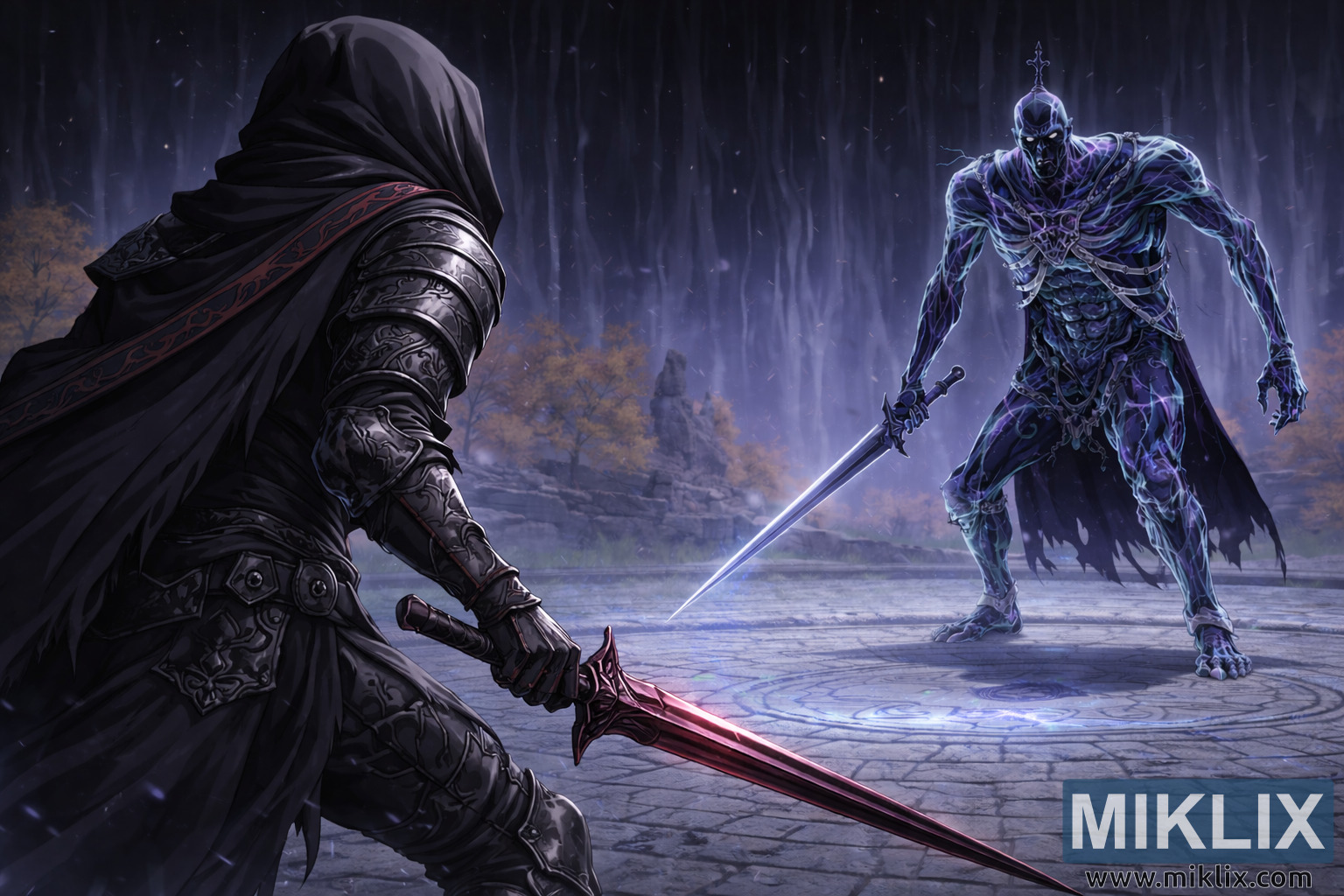 Image: Steel Before Silence in Cuckoo’s Evergaol - Miklix