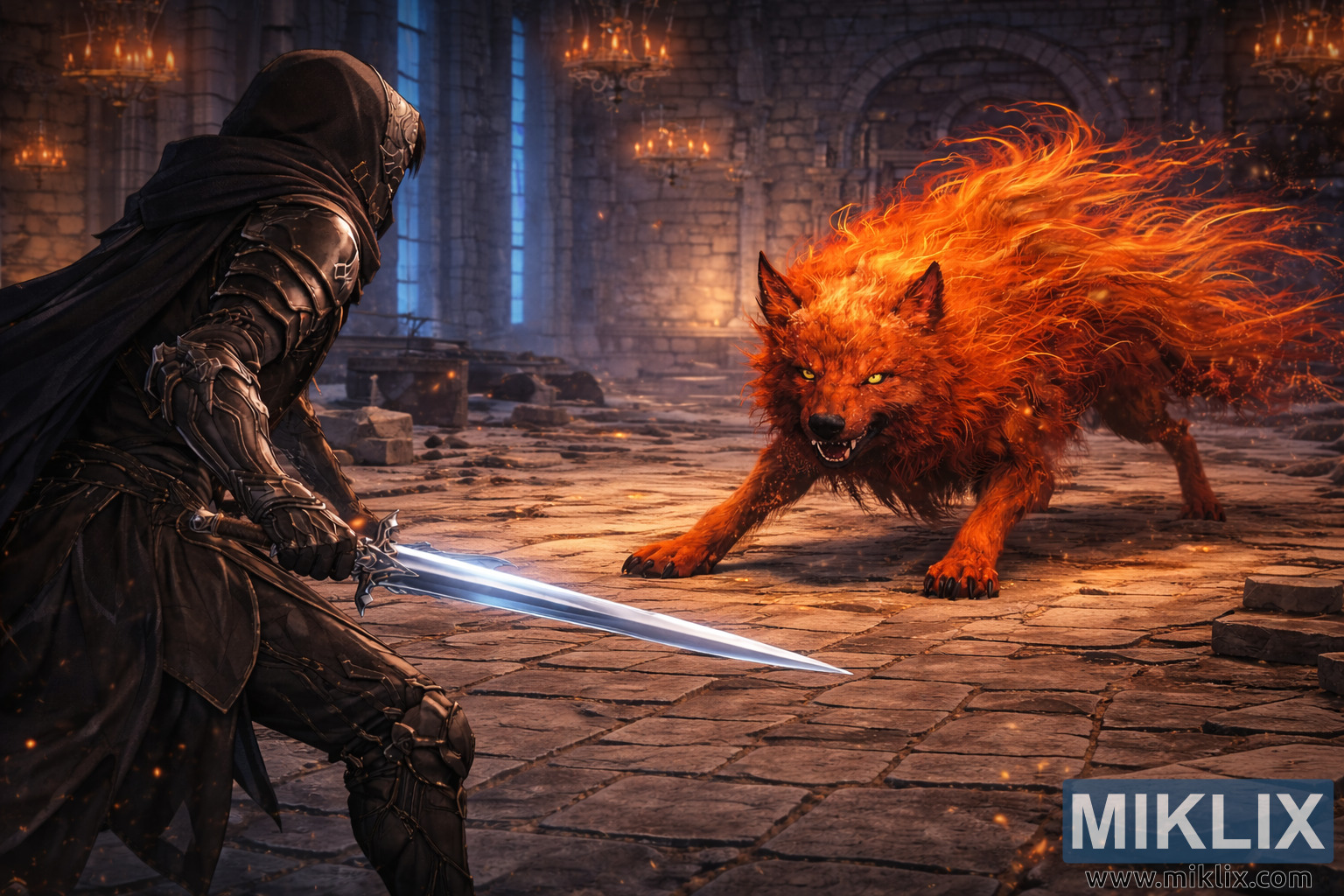 Imatge: Moments de l'Impact a Raya Lucaria - Miklix