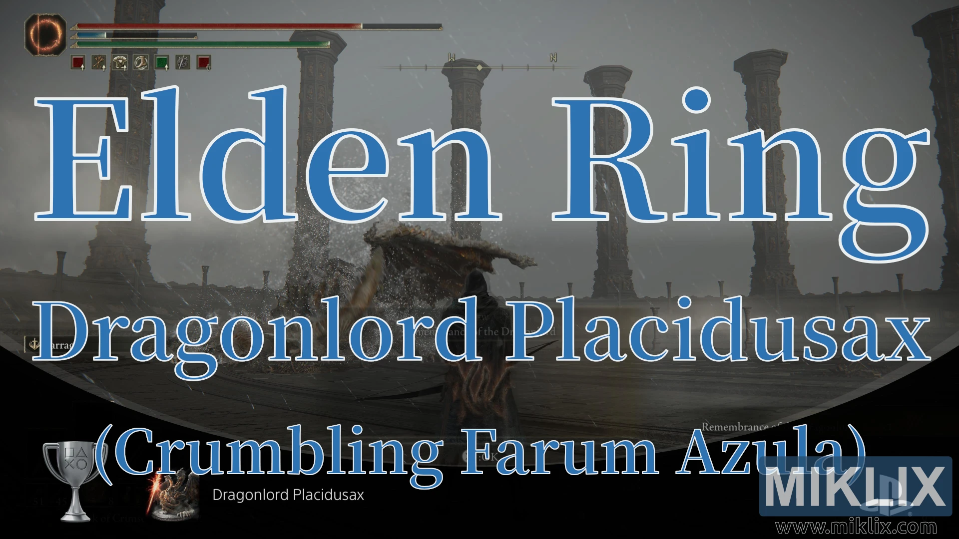 Slika: Elden Ring – Dragonlord Placidusax (Crumbling Farum Azula) Boss ...