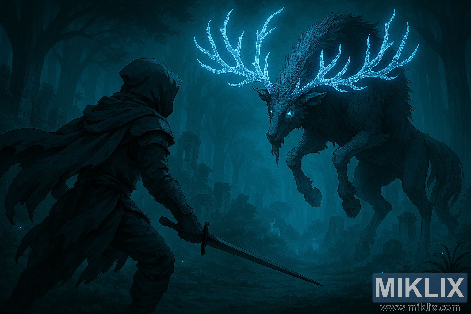 Image : Confrontation arrière à Nokron - Miklix