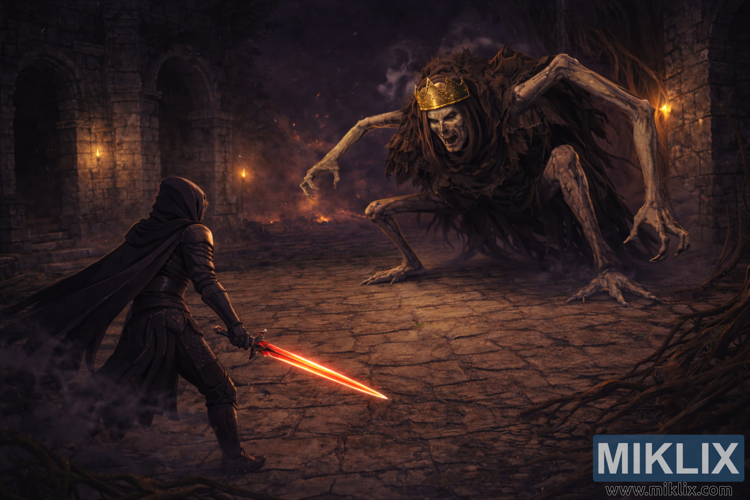 Image : Réduire la distance aux ruines de Kingsrealm - Miklix