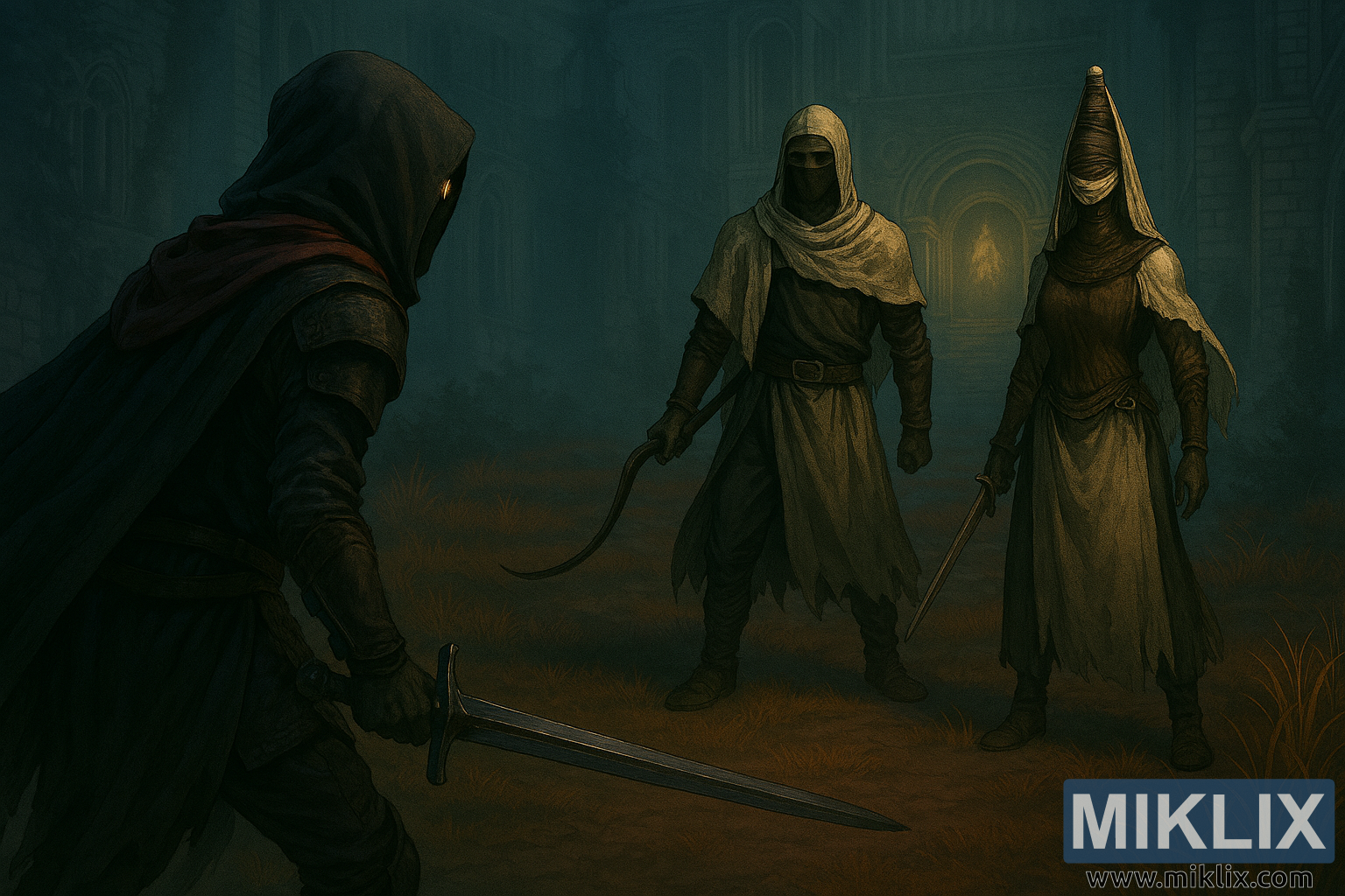 Kuva: Realistinen Elden Ring -kaksintaistelu Selliassa - Miklix