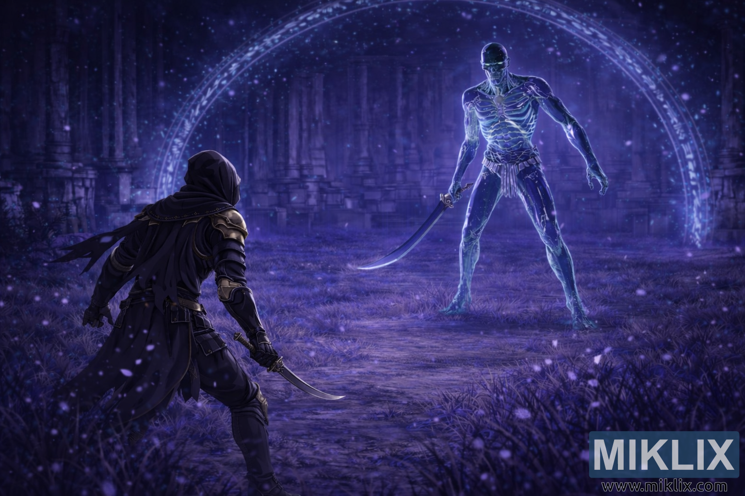 Image: A Vast Arena, A Looming Foe - Miklix