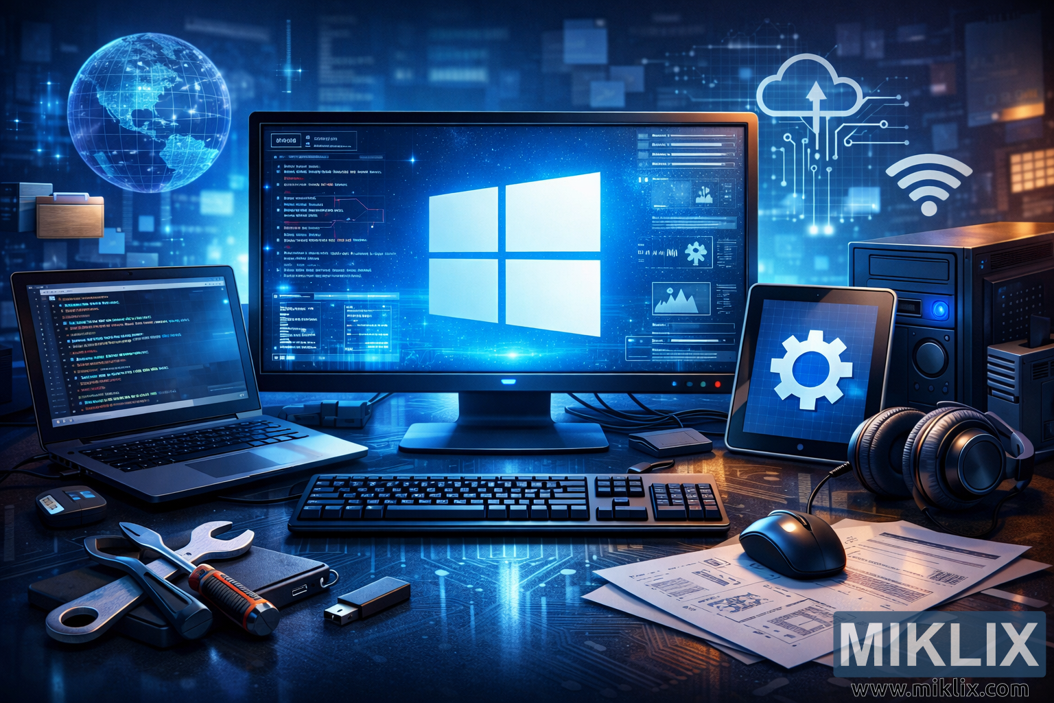 Image : Guides techniques et configuration système Windows - Miklix