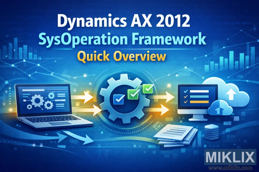 Image: Dynamics AX 2012 SysOperation Framework – Quick Overview - Miklix