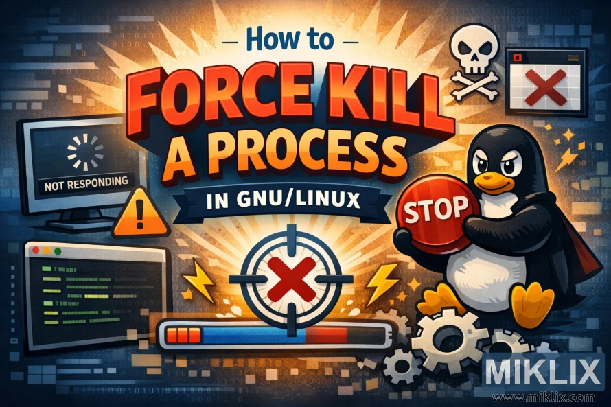 Image: How to Force Kill a Process in GNU/Linux – Visual Guide - Miklix