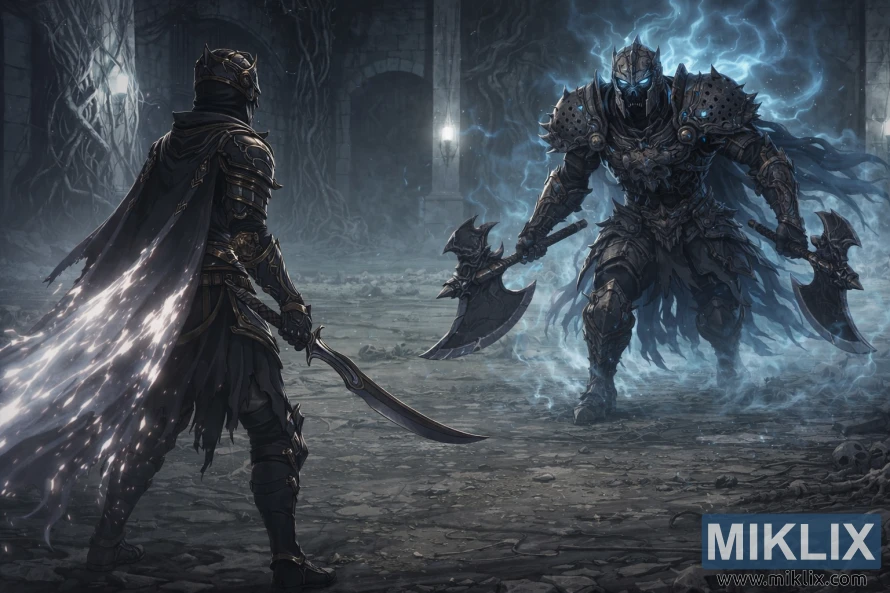 Elden Ring: Death Knight (Fog Rift Catacombs) Boss Fight (SOTE) - Miklix