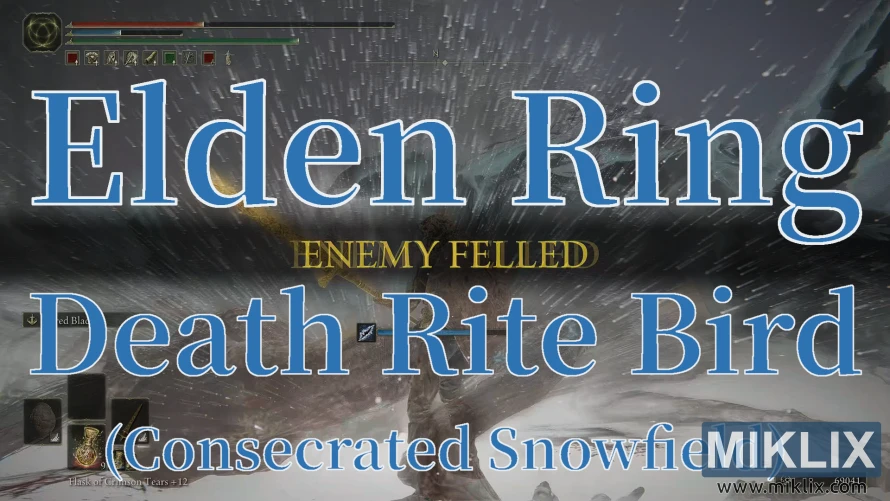 Image: Elden Ring – Death Rite Bird (Consecrated Snowfield) Boss Battle ...