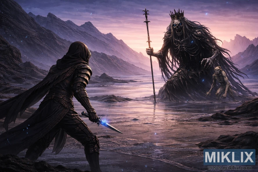 Elden Ring: Demi-Human Queen Marigga (Cerulean Coast) Boss Fight (SOTE ...