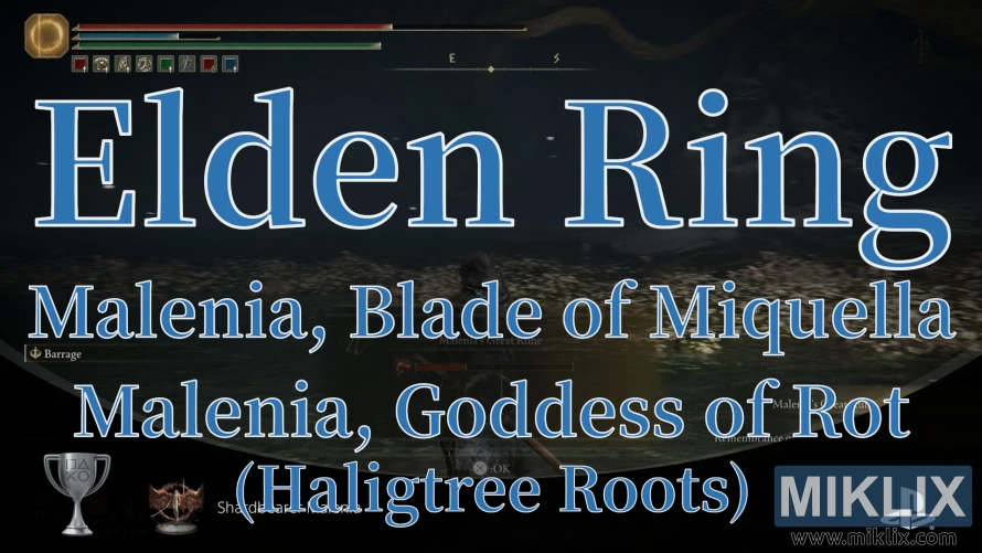 Image: Elden Ring – Malenia, Blade of Miquella / Goddess of Rot ...