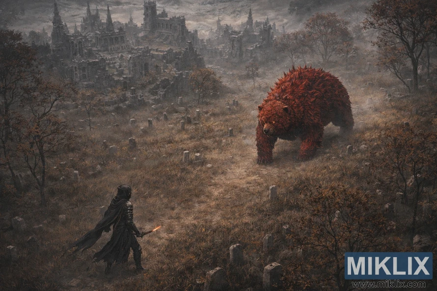 Image: Isometric Standoff at Rauh Base - Miklix