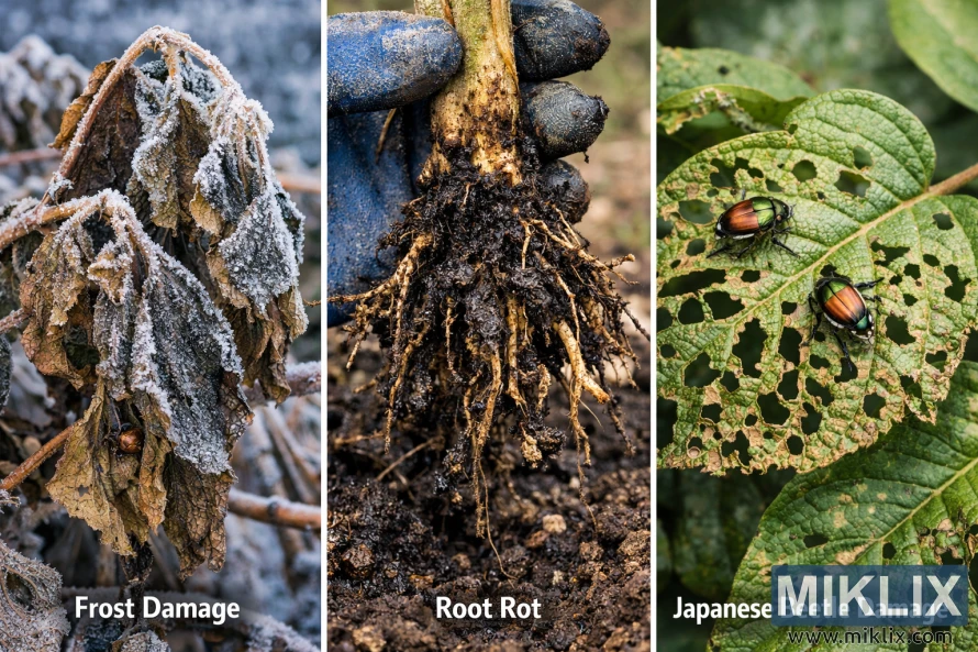 Image: Common Kiwi Plant Problems: Frost, Root Rot, and Beetle Damage ...